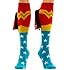 DC Comics Robin Juniors Knee High Cape Sock, Red, Sock Size:10-13/Shoe ...