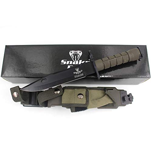 Snake Eye Tactical Fixed Blade Survival Knife, 12-Inch Overall | Pricepulse