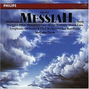 Handel - Messiah- SIR COLIN DAVIS, MARGARET PRICE, HANNA SCHWARZ ...