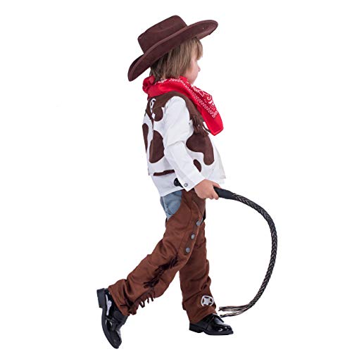 Cowboy Costume Deluxe Set for Kids Halloween Party Dress Up,Role Play ...