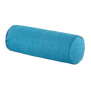 Round Neck Roll Pillow Tube Semi-Roll Cervical Pillow with Washable ...