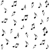 Amazon.com : Music Notes Stencil by StudioR12 | Musical Pattern Art ...