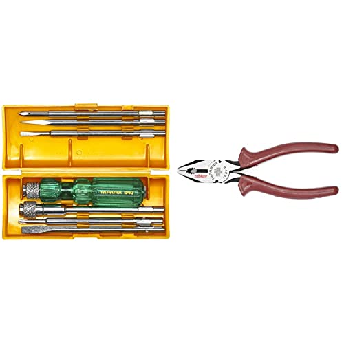 Buy TAPARIA Screw Driver Set with Bulb - 840 Pieces (Neon, Silver and ...