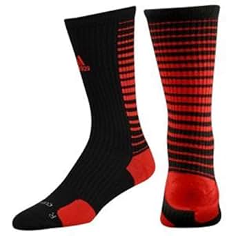 Amazon.com: Adidas Team Speed Vertical Basketball Socks Large (Fits Men ...