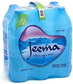 Jeema Bottled Drinking Water Shrink -1.5 Ltr (Pack of 6): Buy Online at ...