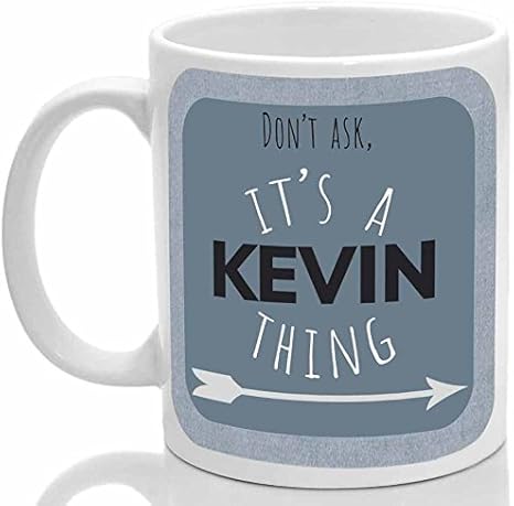 Kevin's Mug, It's a Kevin Thing, (Blue): Amazon.co.uk: Kitchen & Home