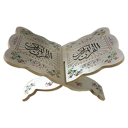 KYMY Muslim Al-Quran Rehal Book Stand,Foldable Wooden Prayer Books ...