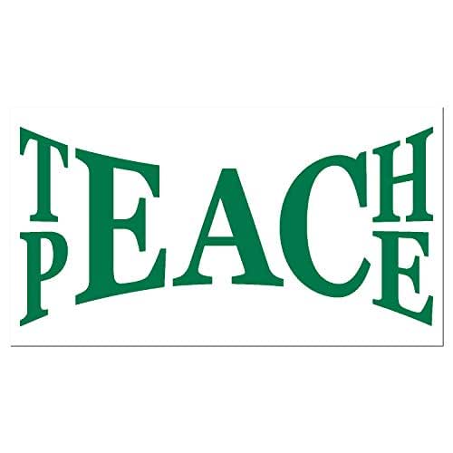 Amazon.com: Teach Peace Decal Custom Vinyl Sticker, Unity Peace Decal ...