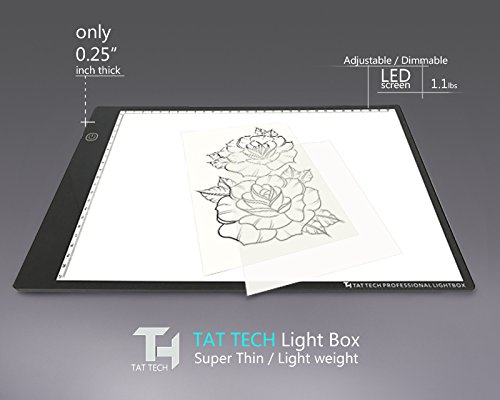 Amazon.com: TatTech Tracing Light Box for Designs Stencils and Outlines A3: Beauty