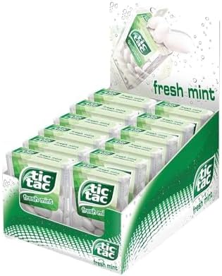 Tic Tac Mint, 18gm - Pack of 12 price in Saudi Arabia | Amazon Saudi ...
