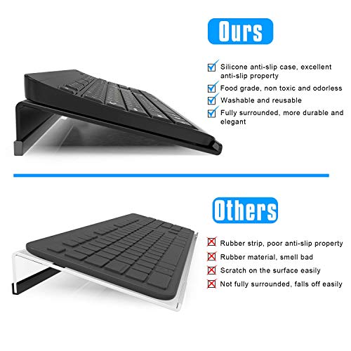 Richboom Computer Keyboard Stand Tilt PC Keyboard Stand Riser for Easy ...