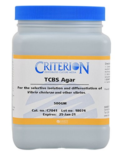 TCBS Agar, CRITERION Dehydrated Culture Media, 500gm Wide-Mouth Bottle, By Hardy Diagnostics on ...