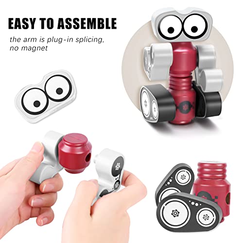 Magnetic Robots for Kids, 35PCS Magnetic Blocks Set with Storage Box ...