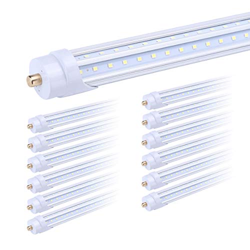 65W T8 V Shaped 8FT LED Tube Light 270 Angle, Single Pin FA8 Base ...