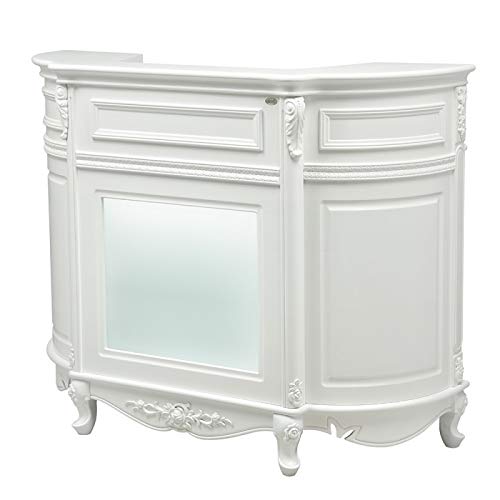 Amazon.com: Reception Desk Led Illuminated Reception Area Counter Desk ...