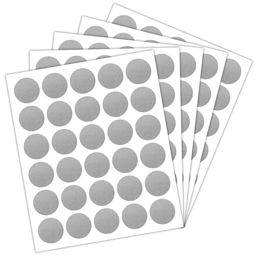 150 Pack Scratch Off Labels Stickers, 1" Round Circle Self-Adhesive ...