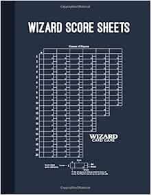 Wizard Score Sheets: Wizard Card Game Score Pads, Oversized Wizard ...