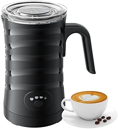 Yamdrok Milk Frother, 4-in-1 Electric Milk Steamer, Automatic Hot and ...