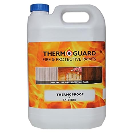 Thermoguard Thermoproof Exterior Fluid | Fire Retardant Liquid for Wood ...