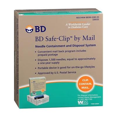 Buy BD Safe-Clip by Mail Needle Containment and Disposal System Online ...