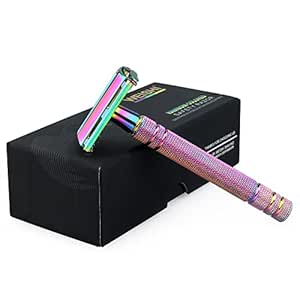 Amazon.com: WEISHI Safety Razor Butterfly Open Double Edge Elegant ...