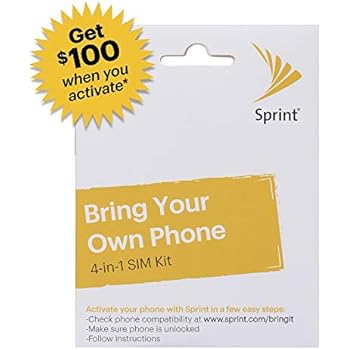Amazon.com: Sprint SIM Activation Kit - Read Description For Compatible ...