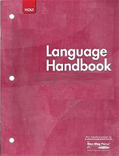 Holt McDougal Literature: Language Handbook Grade 10: MCDOUGAL LITTEL ...