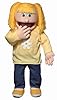 Silly Puppets 30" Katie, Peach Girl, Professional Performance Puppet ...
