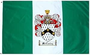Amazon.com: Mccool Family Crest / Coat of Arms Flag. Large 3 ft. x 5 ft ...