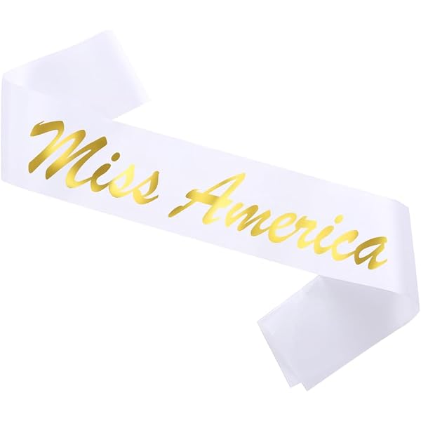 Pageant Crown And Sash Set Miss Universe Style Sash With Crown | Red ...