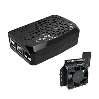 Amazon.com: Argon Poly+ Raspberry Pi 4 Case with PWM controllable Fan and Heatsink | Removable ...