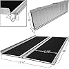 Titan Ramps 4 FT x 30in Single-Fold Aluminum Briefcase Ramp, Rated 500 ...