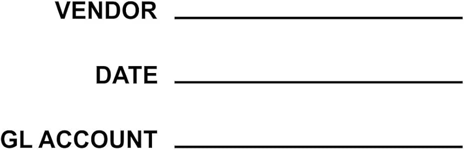 General Ledger Accounting Stamp | Self-Inking Accounting Rubber Stamp ...