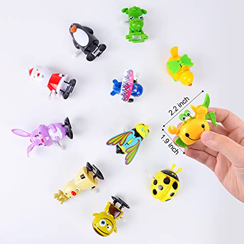 FUNNISM 24 Pack Mini Wind-up Toys Set, Assorted Style Bulk Wind Up Toys ...
