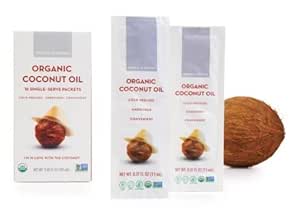 Amazon.com : Prince & Spring Organic Coconut Oil - 16 Single Packet x 0 ...