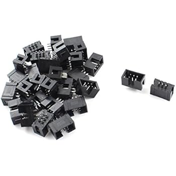 Amazon.com: Pc Accessories 50-PACK IDC 2X3 6 Pins Dual Row Sockets for Flat Ribbon Cable, 6P 2 ...