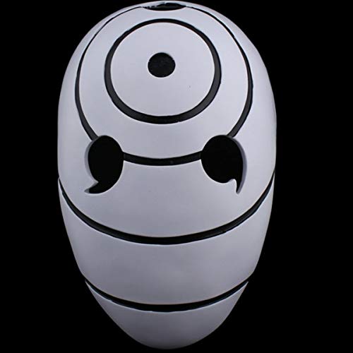 Obito Mask Cosplay Uchiha Mask Resin Two Mask Halloween Dress Up Prop ...