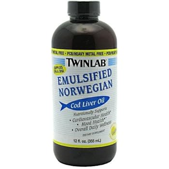 Amazon.com: Twinlab Norwegian Cod Liver Oil, Mint, 12 Fluid Ounce (355 ...