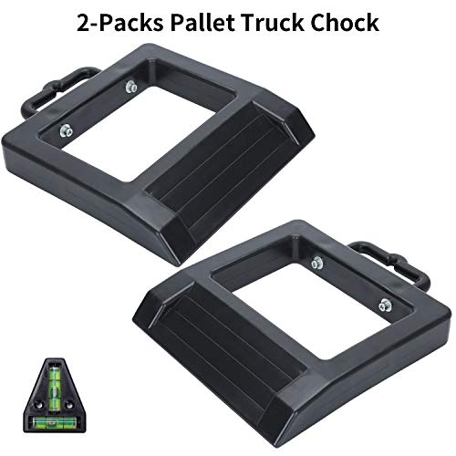Homeon Wheels Pallet Jack Stopper Truck Chock Heavy Duty Pallet Jack ...