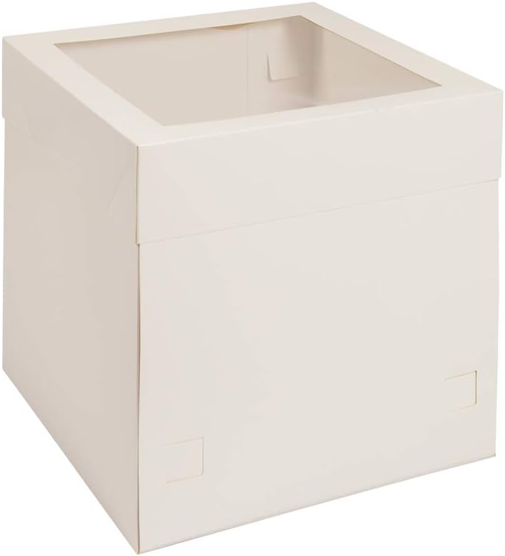 12″ Tall Cake Box- Tiered stacked cakes Giant Cupcakes with Clear ...