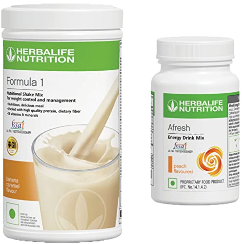 Herbalife Nutrition Formula 1 Shake Mix 500g + Herbalife Afresh Energy ...