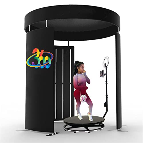 NETSOLAR Photo Booth Enclosure Backdrop Tents With Top Customized Logo ...