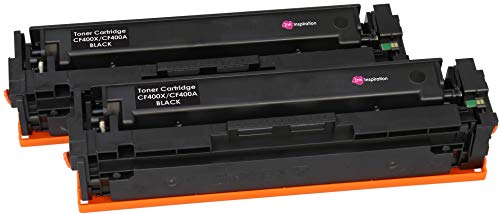 2 INK INSPIRATION® Black Compatible Laser Toner Cartridges for HP Color ...