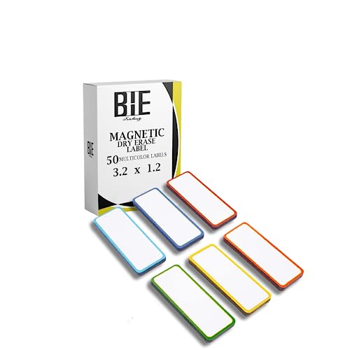 Mua BHE Magnetic Labels 50 Pack Dry Erase Magnetic Labels for Quick ...