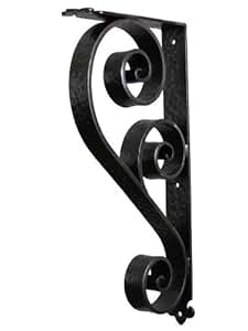Amazon.com: Large Ornamental Wrought Iron Fireplace Mantle Bracket 12 x ...