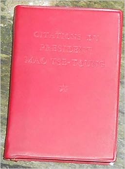 Amazon.fr - Citations du Président Mao-Tse-Toung (Le Petit Livre Rouge ...