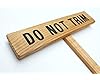 Amazon.com: DO NOT TRIM Sign, No Trimming Marker, Warning Sign, Garden ...