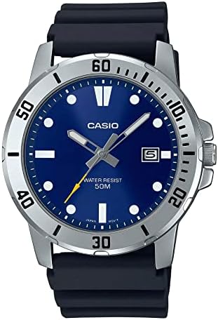 Casio Enticer Analog Blue Dial Men's Watch MTP-VD01-2EVUDF price in ...