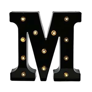 Amazon.com: DELICORE Decorative LED Illuminated Letter Marquee Sign ...