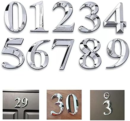 Door Number - 3D Glossy Silver (Number 7) price in Egypt | Amazon Egypt ...
